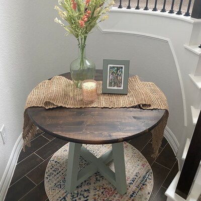 Reclaimed Wood X Style Table Leg Coffee Dining Kitchen Table Legs ...