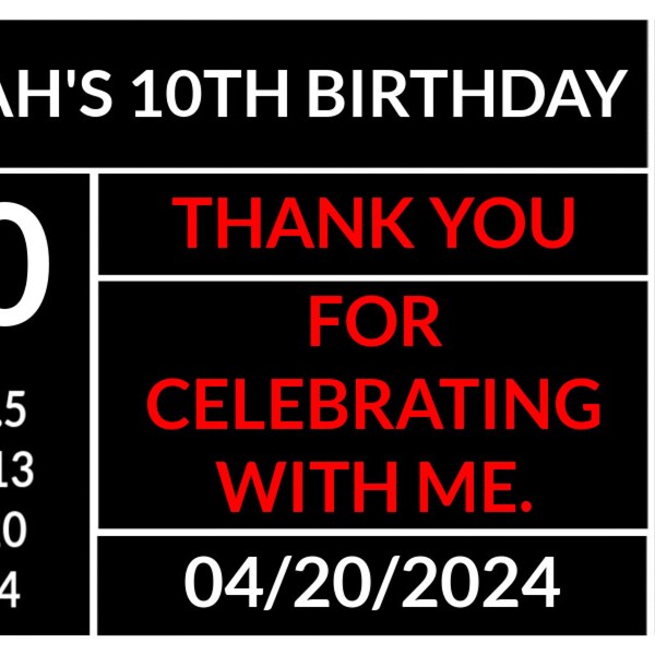 Digital Jordan Party Favor Box Label, Party Favors, Party Bags ...