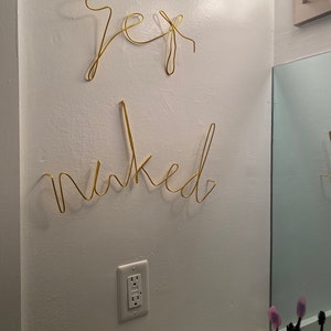 DREAM Wire Word Sign Wire Words Rustic Wire Word Sign | Etsy