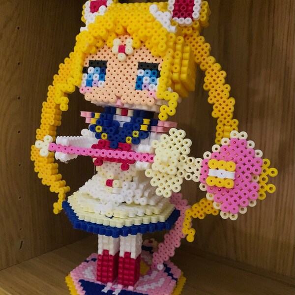 Instant Download!! 3D Perler Beads Pattern to Build This CUTE Anime ...