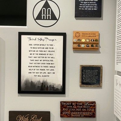We Do Recover Narcotics Anonymous NA Poster Black or White - Etsy