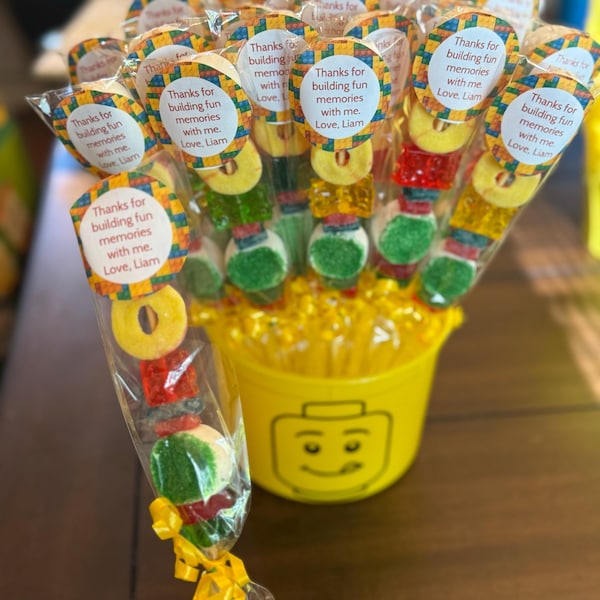 4 Luau Candy Kabobs - Etsy