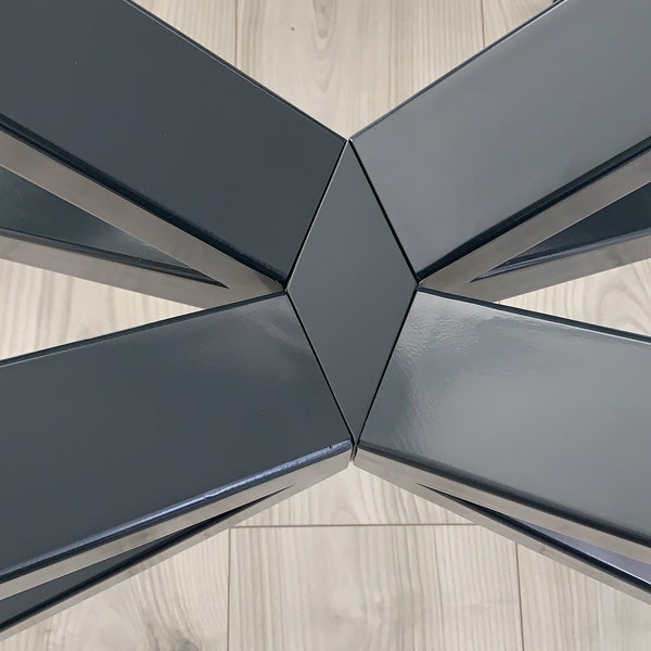 Metal Tube Table Legs to Reclaimed Wood Table Tops, Dining Table Legs ...