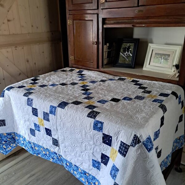 Irish Chain Baby Quilt Farm Animals - Etsy