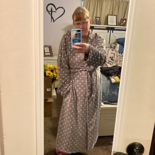 Super Plush Front Zipper Soft Robe Zipper Bathrobe Dressing Gown - Etsy