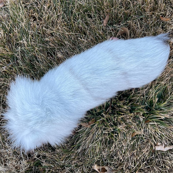 Eco Friendly Blue Fox Tails - Etsy