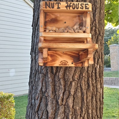 The Original Squirrel Nut House Feeder - Etsy