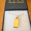 14K Solid Gold Handwriting Necklace - Personalized Jewelry Necklace ...