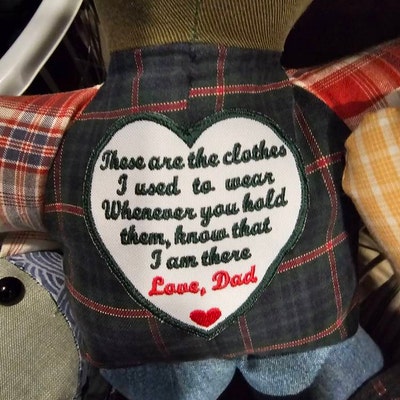 Embroidered Memory Patch, Personalized Iron on Memory Patch, This is a ...