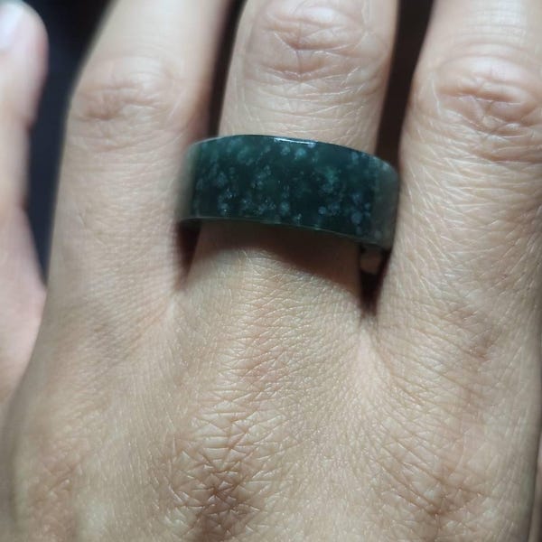 SUPER TRANSLUCENT DISC // Cloudy "princesa" Blue Jadeite Jade ...