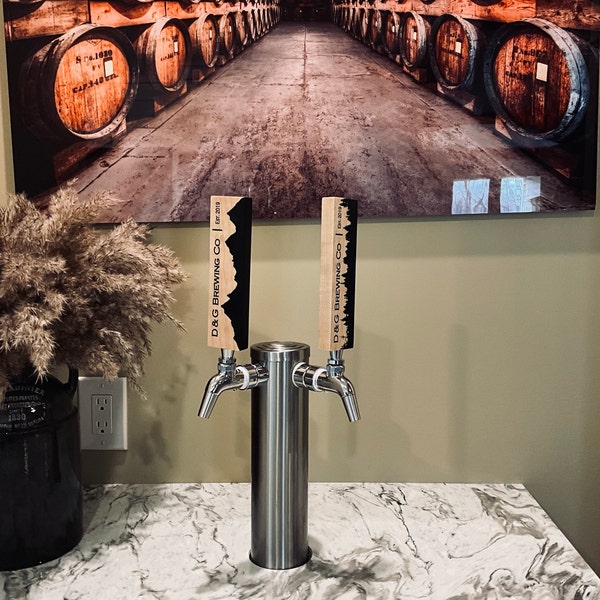 Wooden Tap Handle - Beer Tap Handle - Keg Tap Handle - Home Bar ...