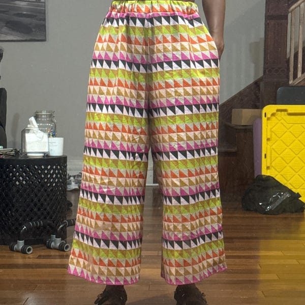 Culottes Sewing Pattern | Oversize Pants | Wide Leg Trousers ...