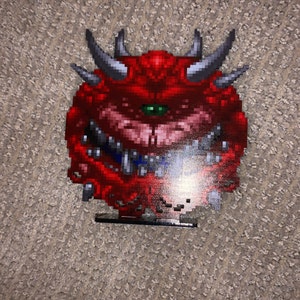 Doom Cacodemon Sprite PC Video Game Inspired | Etsy