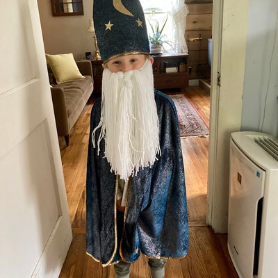 Wizard Cape and Hat, Starry Wizard Cape for Pretend Play, Pretend Play ...