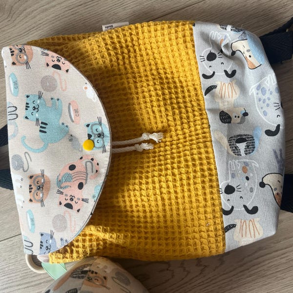 Misha Kids Backpack PDF Sewing Pattern in English With Video Tutorial ...