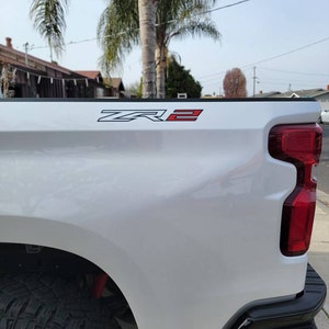 Z60 High Performance Decals Sticker Fiber Carbono Silverado Truck set ...