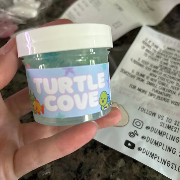 Turtle Cove Frogspawn Slime, Frog Spawn Slime, Fishbowl Beads Slime ...