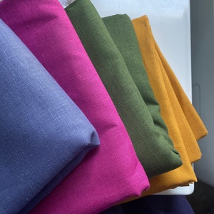 EXTRA WIDE Linen Fabric by the Yard From Europe / UNDYED Linen - Etsy