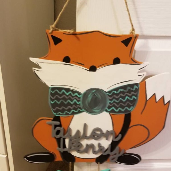 Fox Hospital Door Hanger - Etsy