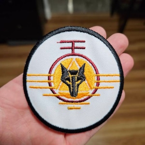 Red Rising Embroidered Patches, Gold and Red Sigil, Embroidered, House ...