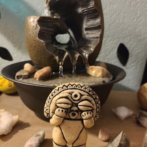 Taino Art Metallic Gold Guanin Amulet | Etsy