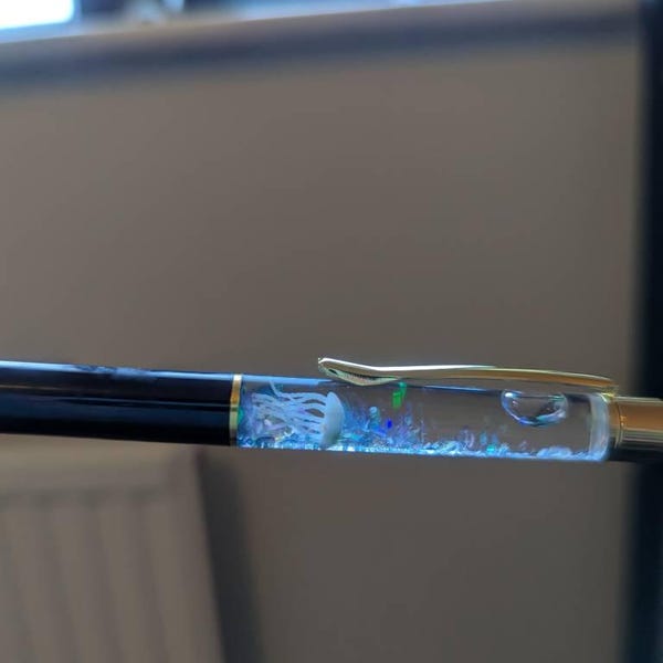Dolphin Float Pen, Floating Pen, Dolphin Gift, Ocean Gift, Snow Globe ...