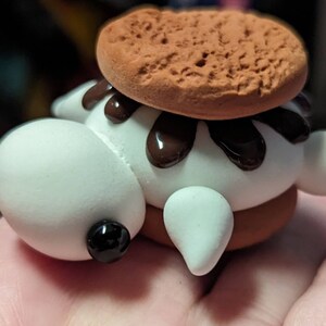 Whimsical Donut Clay Figure,adorable Turtle Sculpture,desk Buddy ...