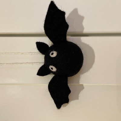 Felt Bats Halloween Bats Halloween Felted Bats - Etsy