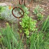 8 Iron Ball Big Rusty Metal Ball Garden Decor Garden Art - Etsy