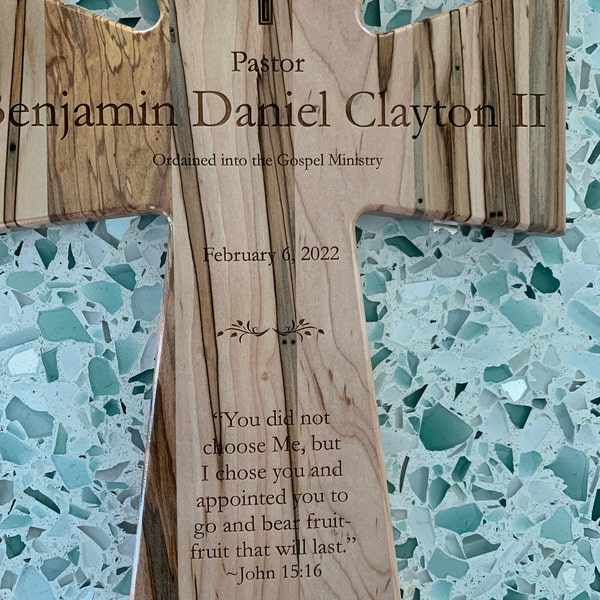 Custom Personalized Ordination Cross, Ordination Gift, Ordination ...