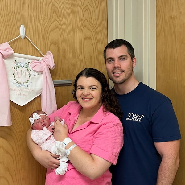 Custom Baby Banner Floral Princess Crest Welcome Banner, Hospital Door ...