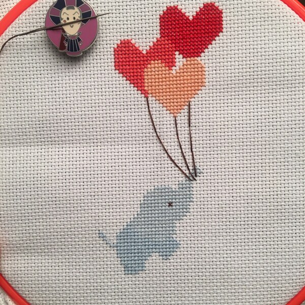 Hearts Away PDF Counted Cross Stitch Pattern, Xstitch, Needlecraft ...