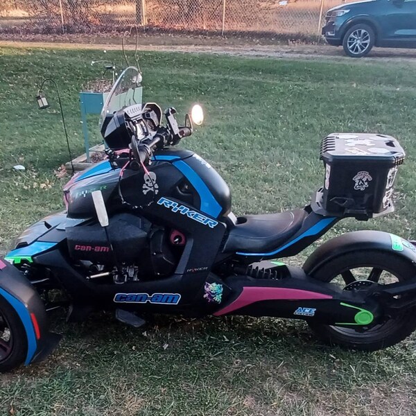 Hood Panel Decals Name Decals Ryker Motorcycle Custom Vinyl Decal ...