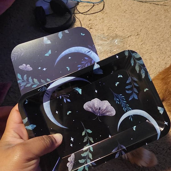 Mystery Rolling Trays - Metal Rolling Tray - Unique Design Tray - Small ...