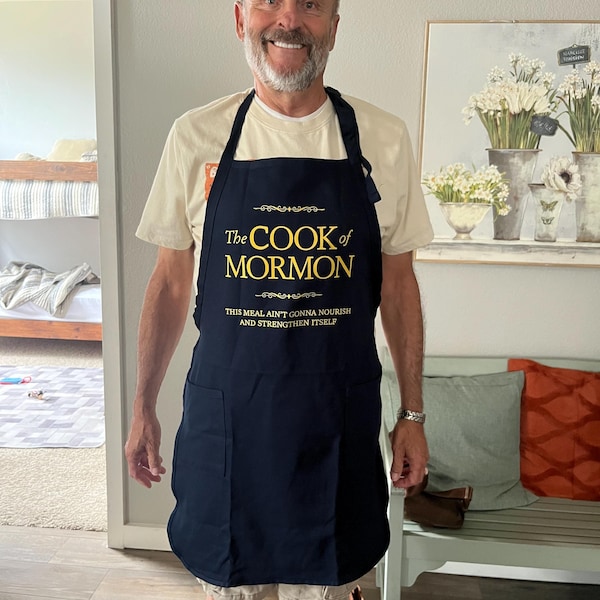 Cook of Mormon Apron: LDS Baking Gift - Etsy