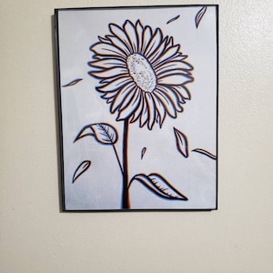 Smiley Optical Illusion Acrylic Painting Print Illusion - Etsy