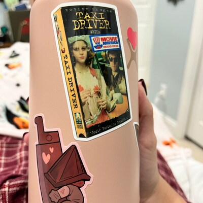 Martin Scorsese Taxi Driver VHS Vinyl Grim-grime Movie Sticker Our Taxi ...