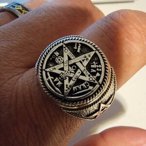 Sigil of Azazel Lucifer Satan Ring Lesser Key Demon Seal Ring | Etsy