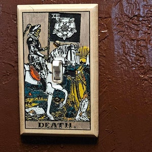 Hand Painted Tarot Card Light Switch Cover the Sun Lightswitch Cover ...