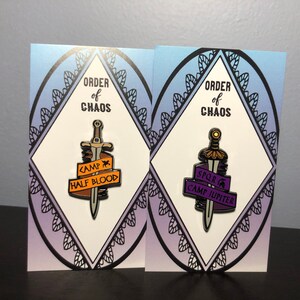Enamel Pin Percy Jackson Inspired - Etsy