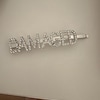 CUSTOM Bling-bling Words Pins, Handmade Name Brooch Pin, Personalised ...