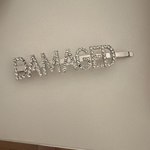 CUSTOM Bling-bling Words Pins, Handmade Name Brooch Pin, Personalised ...