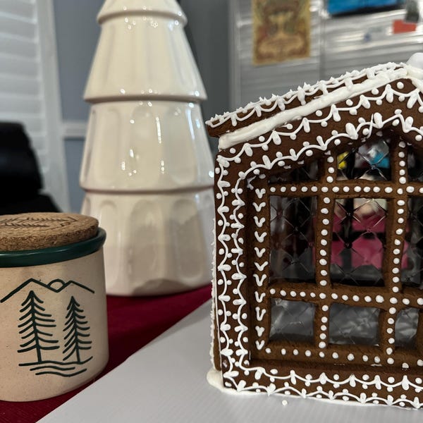 The Scandinavian Cabin | Gingerbread House Template - Etsy