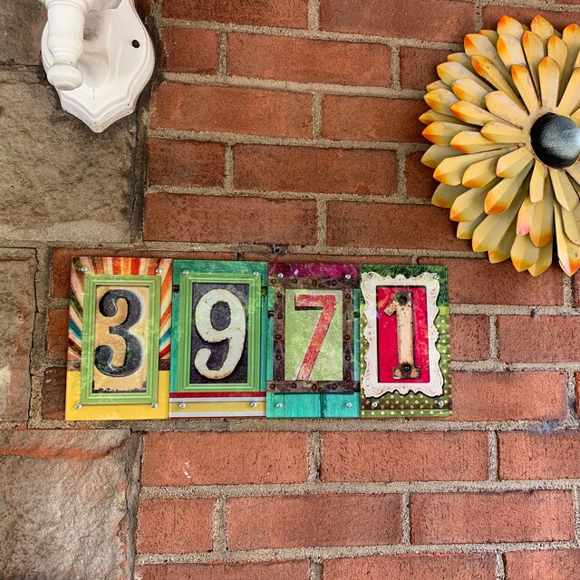 House Numbers and Decorative Letters by AddColorsTo on Etsy