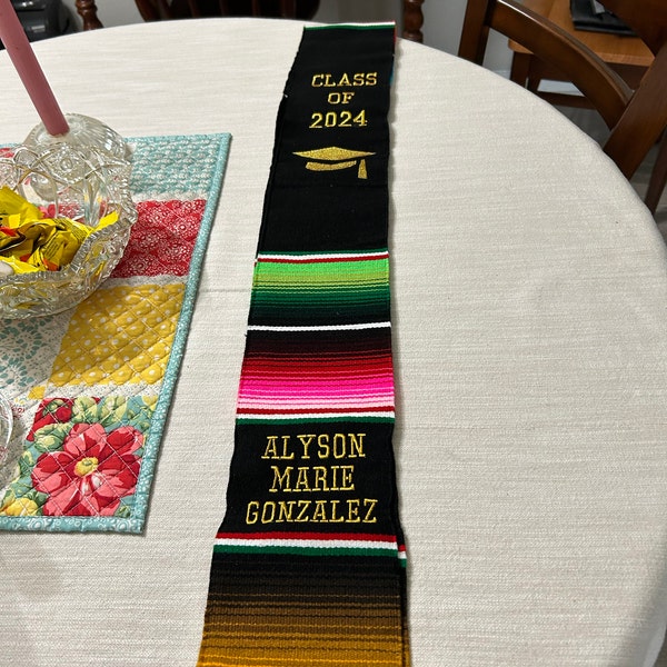 Floral Embroidered Personalized Mexican Graduation/limited QUANTITY - Etsy