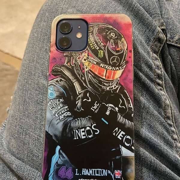 Lewis Hamilton F1 Phone Case - Etsy