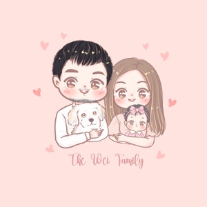 Custom Kawaii OC Portrait Cute Chibi Y2K Anime Cartoon - Etsy