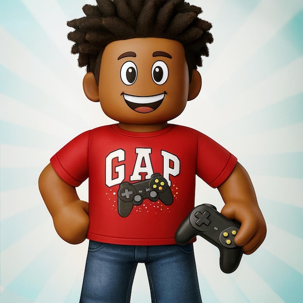 Custom Portrait Video Game Posters | Digital Item | Video Game Drawing ...