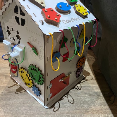 DOLLHOUSE With LED Lighting Garage for Baby Girl Scale 1:24 - Etsy