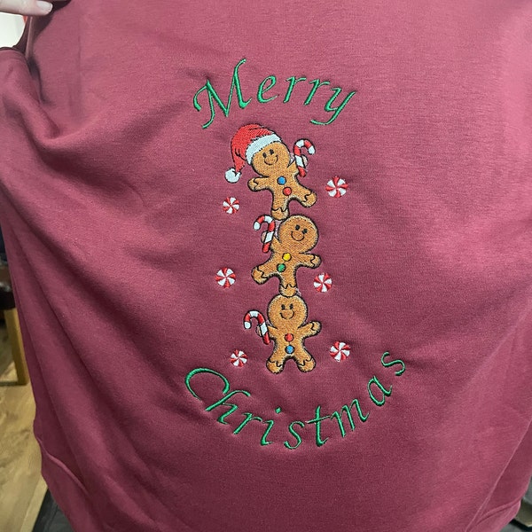 Christmas Gingerbread Embroidery Designs, Gingerbread Man Embroidery ...